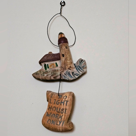 Hand Crafted | Wall Decor | Wooden Lighthouse Sign | Poshmark
